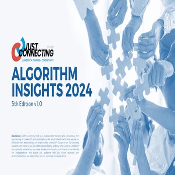 Algorithms Insight 2024 version 1.0 pdfg | PDF | Social Networking ...