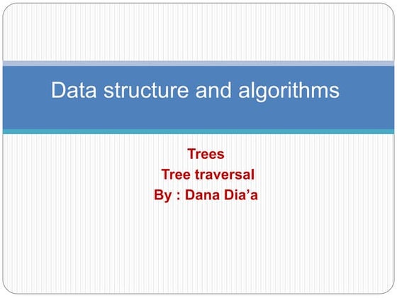 Binary search tree | PPTX