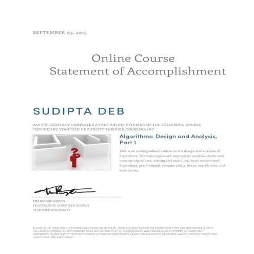 Algorithms design and analysis, part 1 | PDF