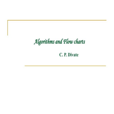 Basics Of Programming Algorithms And Flowchart Ppt Programming Languages Computing