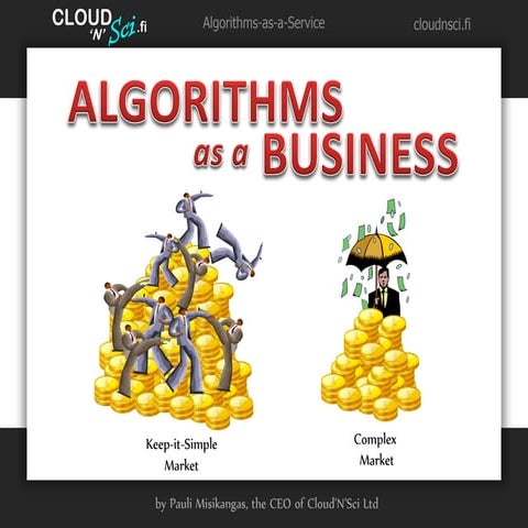 Algorithms as a Business | PDF