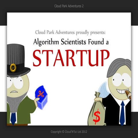 Algorithm Scientists Found a Startup | PPT