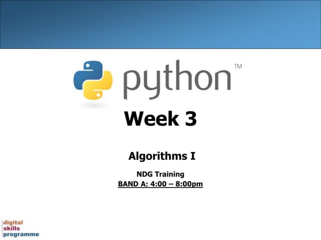 Algorithms Ipptx Programming Languages Computing