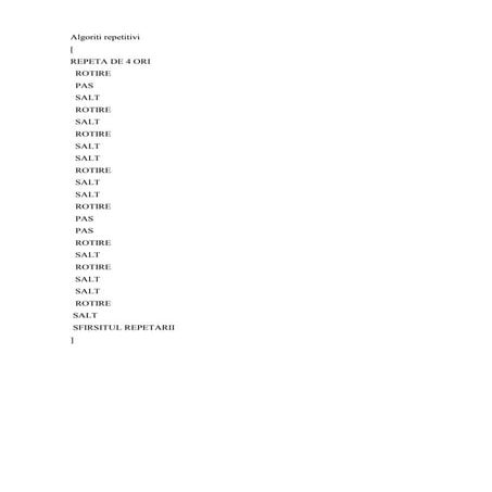 Algoriti repetitivi | DOCX