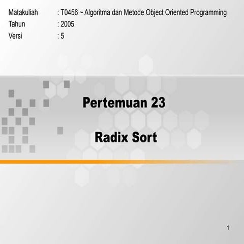 Algoritma Dan Metode Object Oriented Programmingppt 