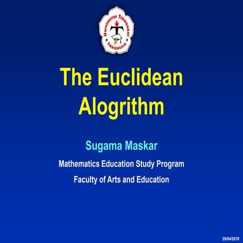 Algoritma euclid | PPT