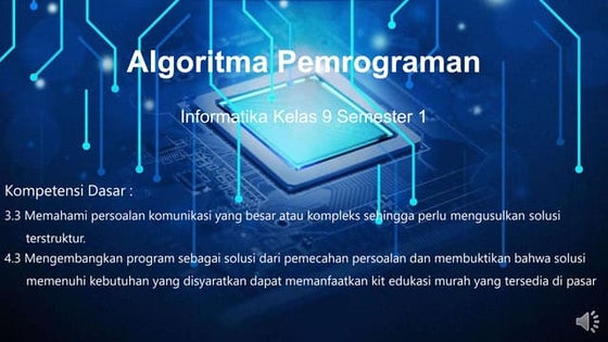tik.pptx algoritma pemrograman pada program dinamis | PPT