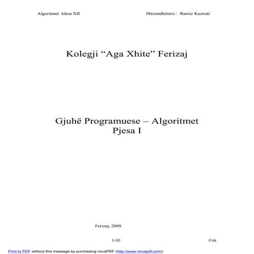 Algoritmet | PDF