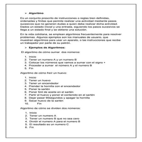 Algoritmo | DOCX