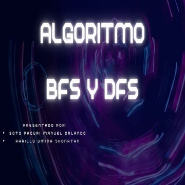 Algoritmo de bfs y dfs para aprender más sobre algoritmos.pdf