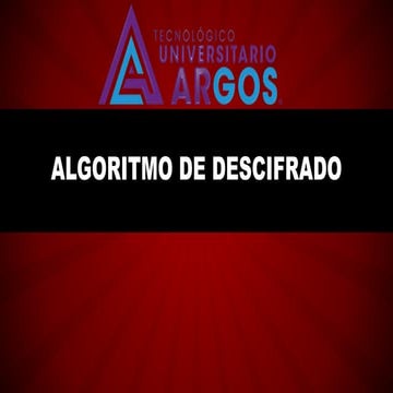 Algoritmo De Descifrado Pptx