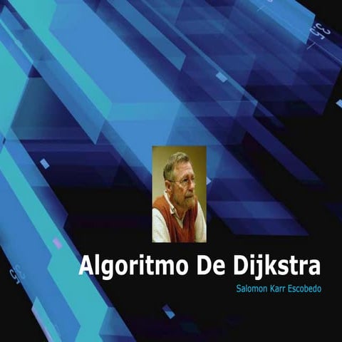 Algoritmo de dijkstra final | PPTX