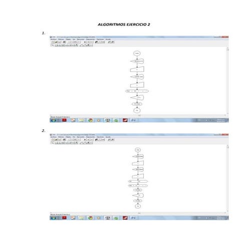 Algoritmos ejercicio 2 | PDF