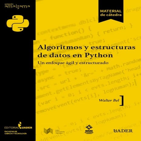 Algoritmos Y Estructuras De Datos En Python Digital Pdf