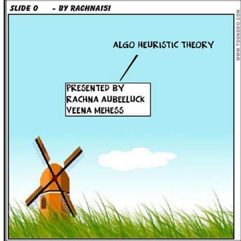 Algo-Heuristic theory- Safe/unsafe food | PPTX