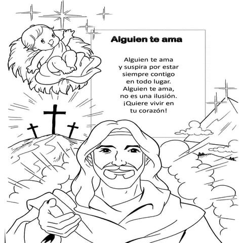 Jesus Te Ama Para Colorir Jesus Cristiano Me Ama Para Colorear Para
