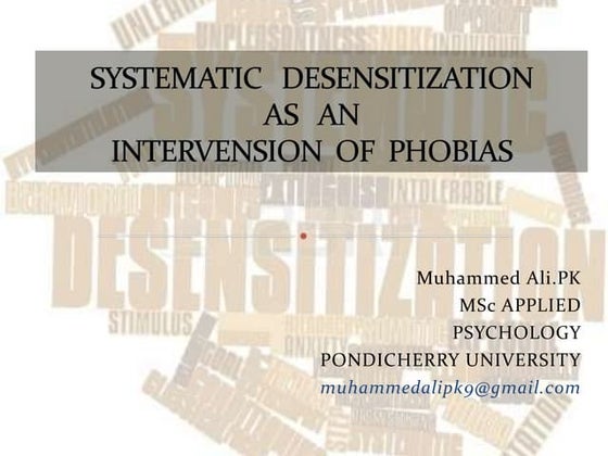 Systematic Desensitization | PDF