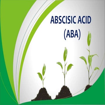 plant abscisic acid aba bu ali rasool | PPTX