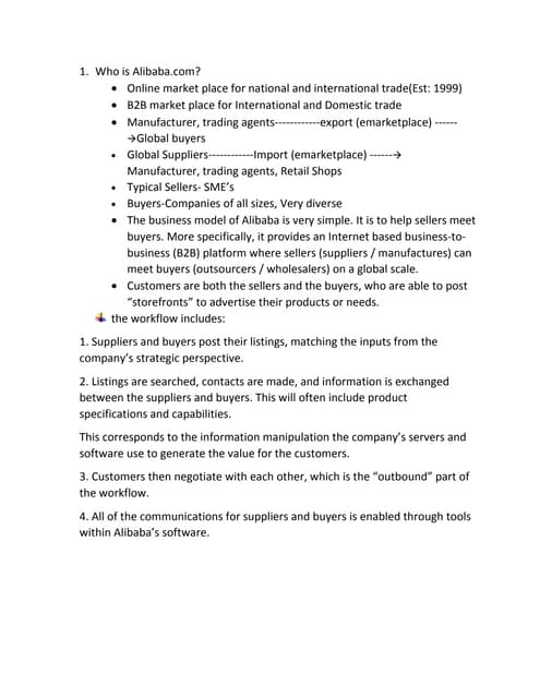 Ali Baba: A Case Study | PPT | Internet | Computing