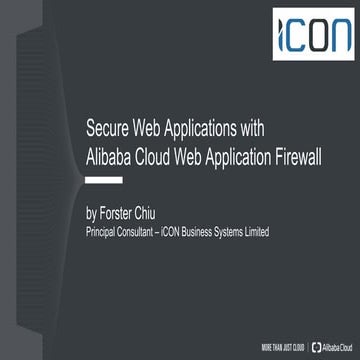 Onsite Training - Secure Web Applications with Alibaba Cloud Web ...