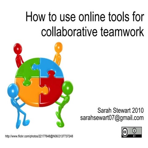 How to use online tools for collaborative teamwork | PPT