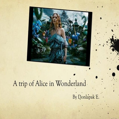 “A Trip of Alice in Wonderland” Textual and Contextual Analysis | PPT ...
