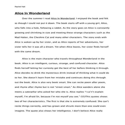 Alice In Wonderland | PDF