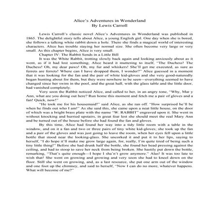 Alice in Wonderland | PPTX