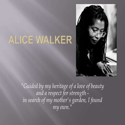 Alice Walker | PPTX