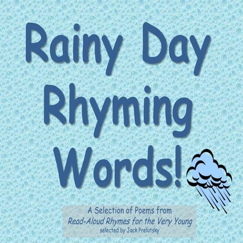 Rainy Day Rhyming Words | PPTX