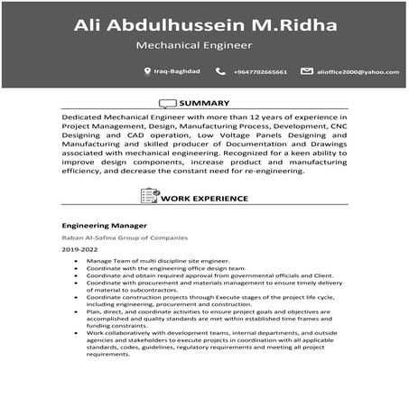 Ali CV 2022.pdf | Free Download