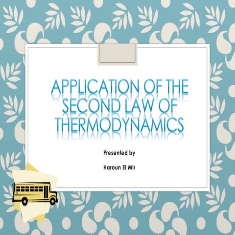 Physics Thermodynamics | PPT