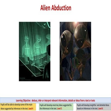 Alien abduction | PPTX