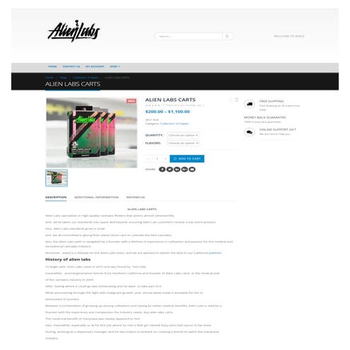 BUY ALIEN LABS CARTS | PDF