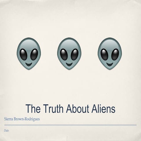 Aliens | PPT | Physics | Science