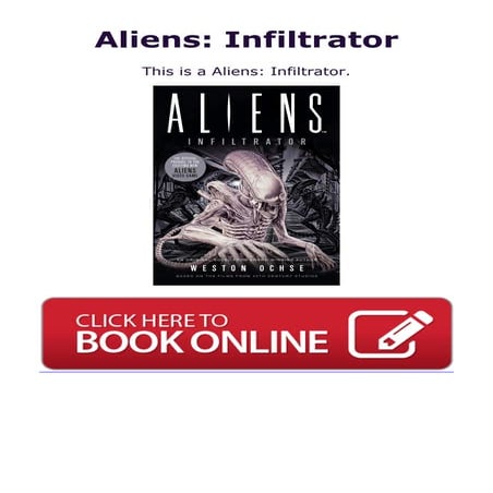 (Stiahnutie / Čítanie) Aliens: Infiltrator | PDF
