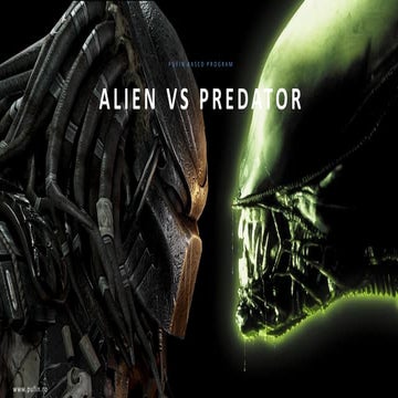 Alien vs predator | PPT