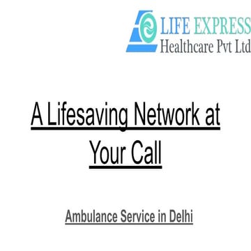 A Lifesaving Network at Your Call | PDF
