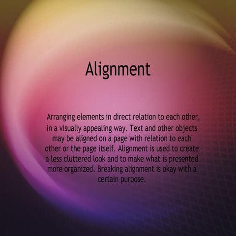 Alignment: Principles of Graphic Design | PPT | Desktop Publishing ...