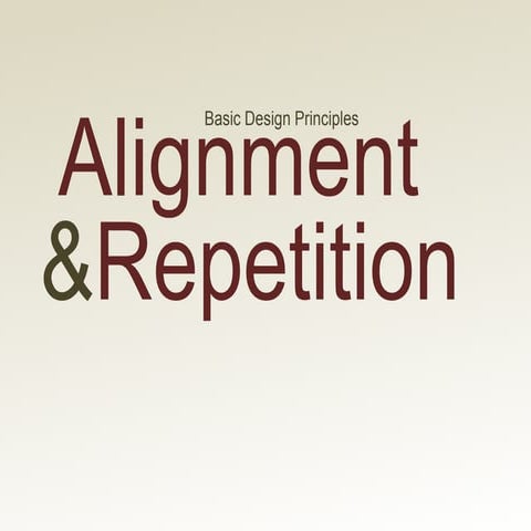 Alignment repetition | PPTX