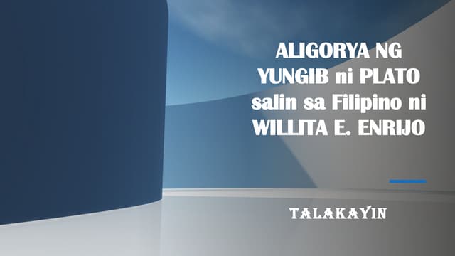 Alegorya ng Yungib - Filipino 10.pptx