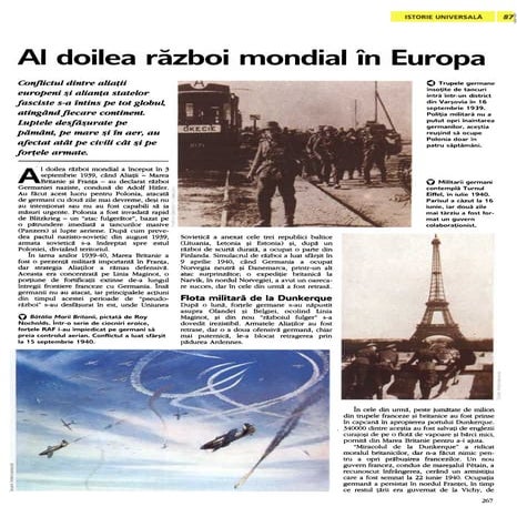 Al ii lea razboi mondial in europa | PDF