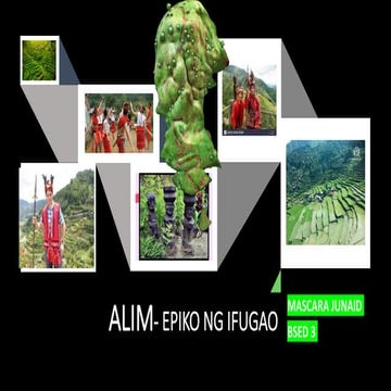 Alim- Epiko ng mga ifugao | PPTX