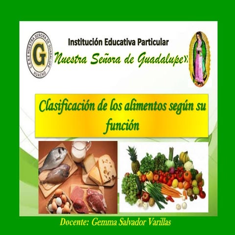 Presentación de los alimentos | PPT