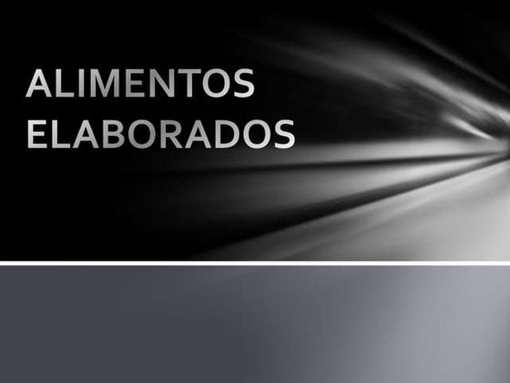 Alimentos Elaborados | ODP