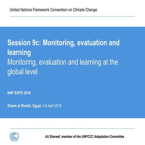 The sample NAP process based on the UNFCCC NAP technical guidelines | PDF