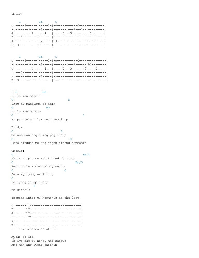 Alipin chords by shamrock @ ultimate guitar