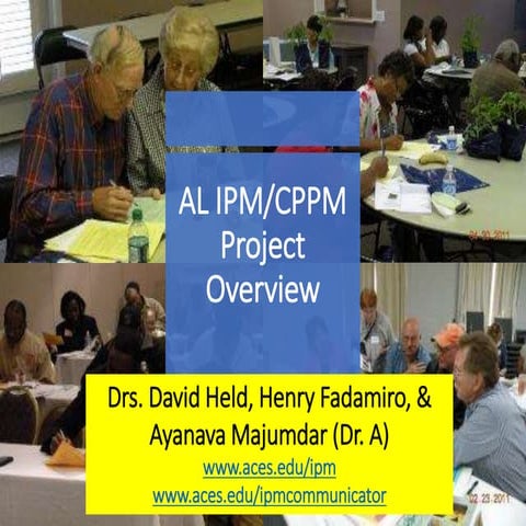 Alabama IPM Program Overview 2019 | PPTX