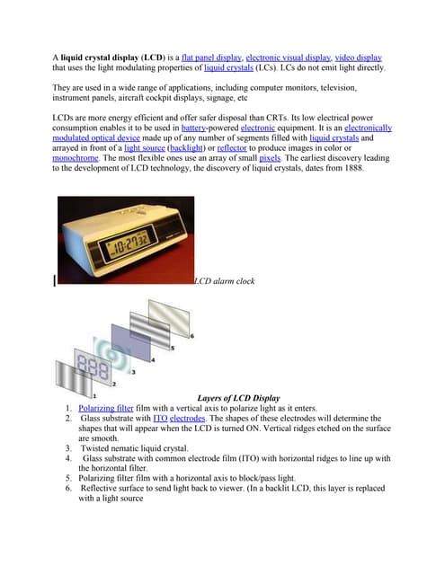 Lcd | PPT