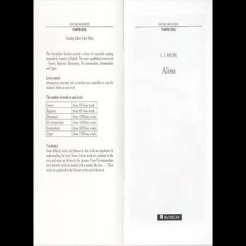 Alissa by c.j. moore macmillan reader | PDF
